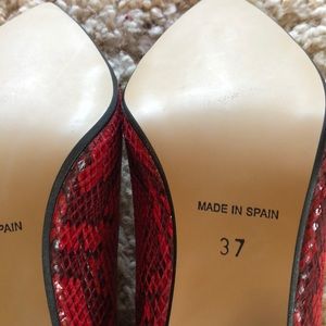 cuple | Shoes | Women Pumps 2 Inch Thin Heelsred And Black | Poshmark